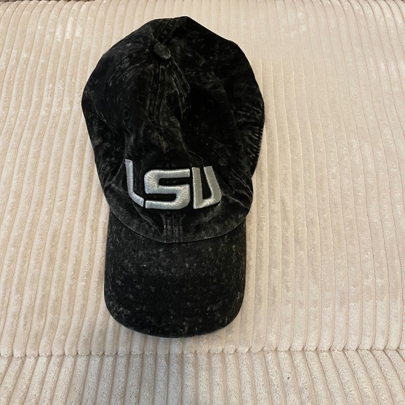 47 | Accessories | Lsu Dark Greyblack Baseball Cap | Poshmark